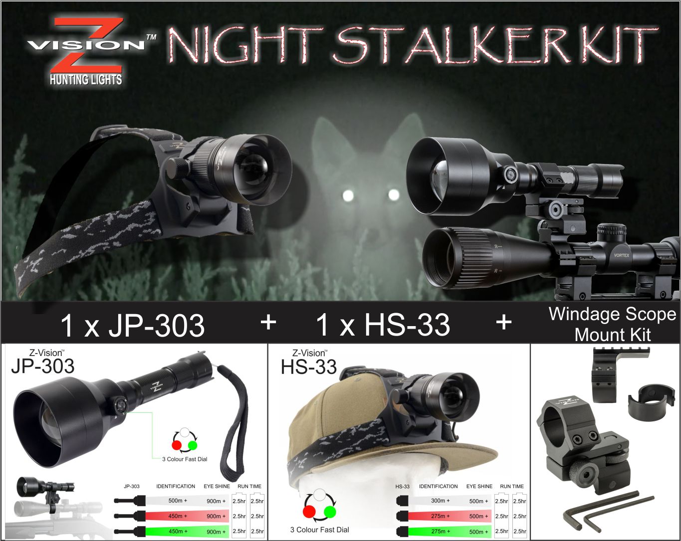 Hunting Lights: Z-Vision Night Stalker Kit